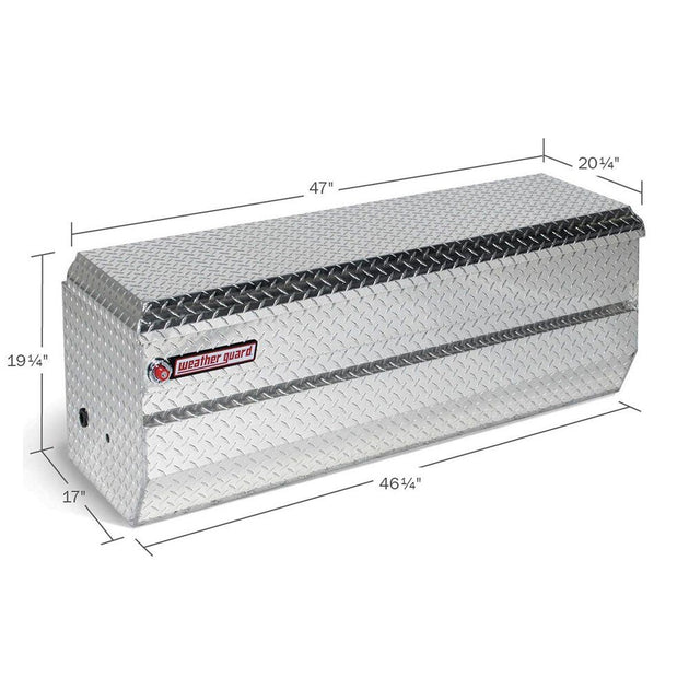 WeatherGuard 674-0-01 Clear Aluminum All-Purpose Chest, Full Compact ...